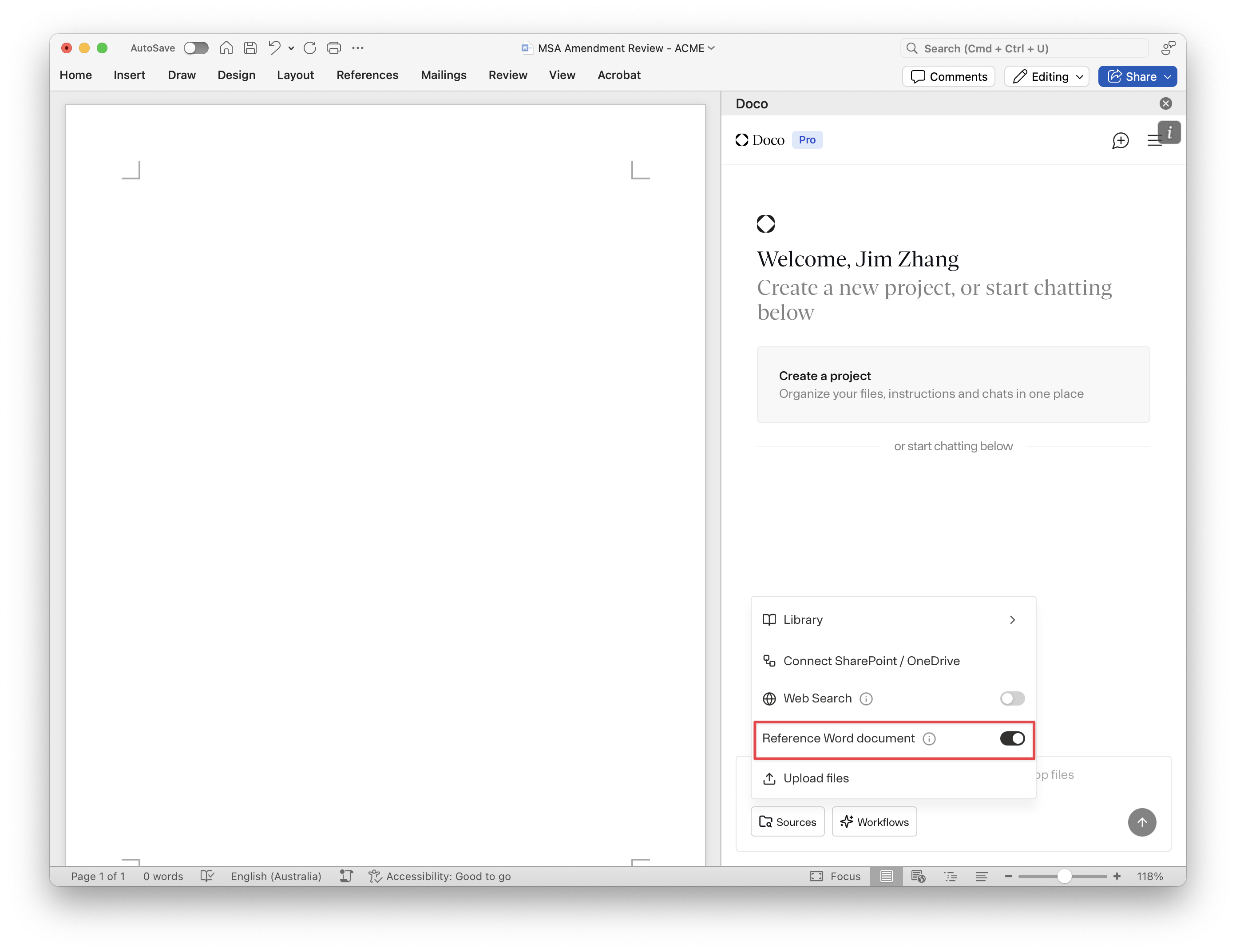 Using Sources | Doco
